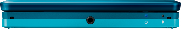 Blue Nintendo 3DS Closed Front View – Game Climate