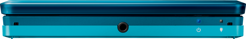 Blue Nintendo 3DS Closed Front View – Game Climate