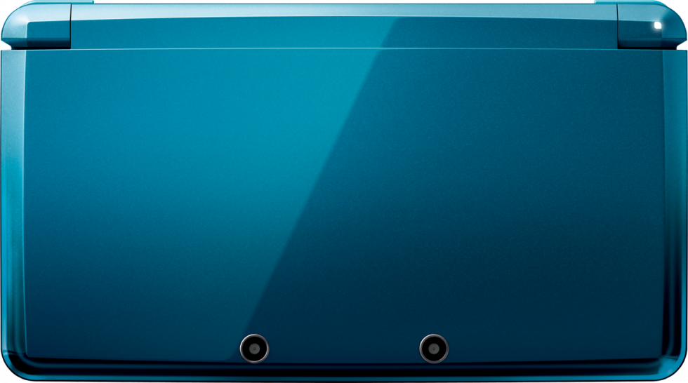 Blue Nintendo 3DS Closed Top View – Game Climate