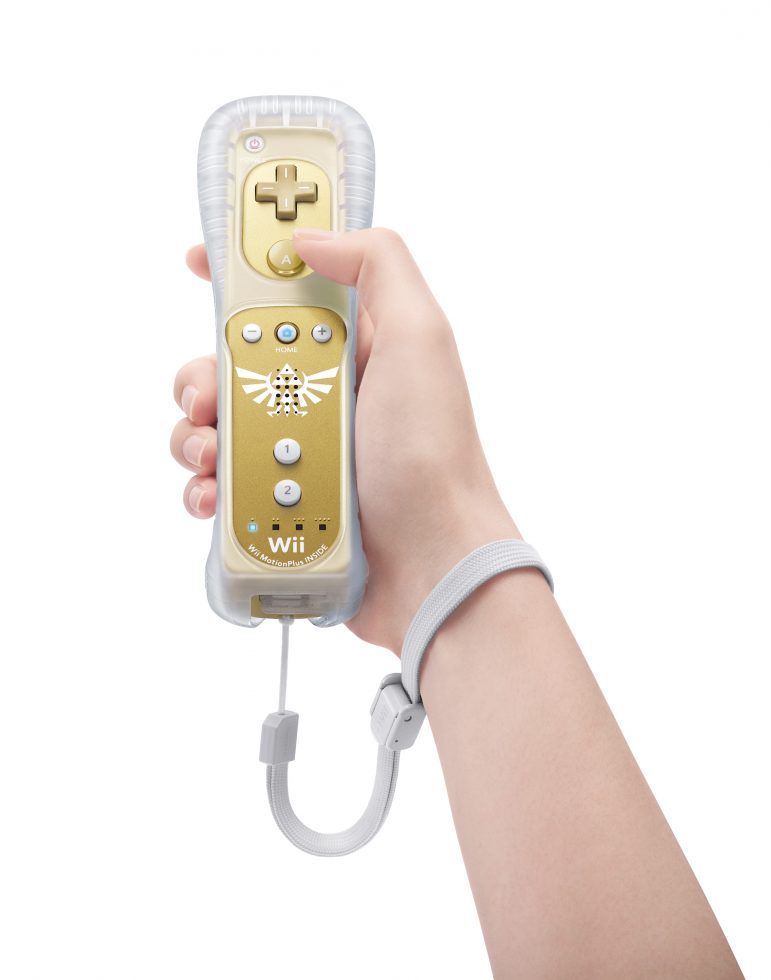 Skyward Sword Golden Wiimote in Hand – Game Climate